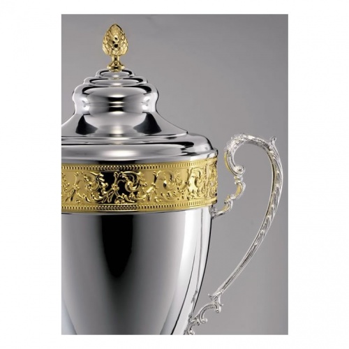 780mm Large Silver Trophy with Gold Plated Detail - Awards Trophies ...